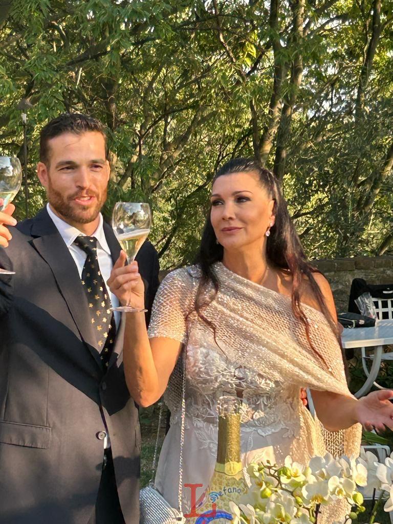 Matrimonio Luisa Corna e Stefano Giovino: l'abito della festa della ...